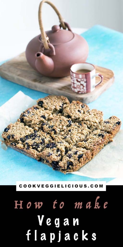 The ultimate gooey vegan flapjacks - Cook Veggielicious