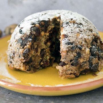 Vegan Christmas pudding - Cook Veggielicious