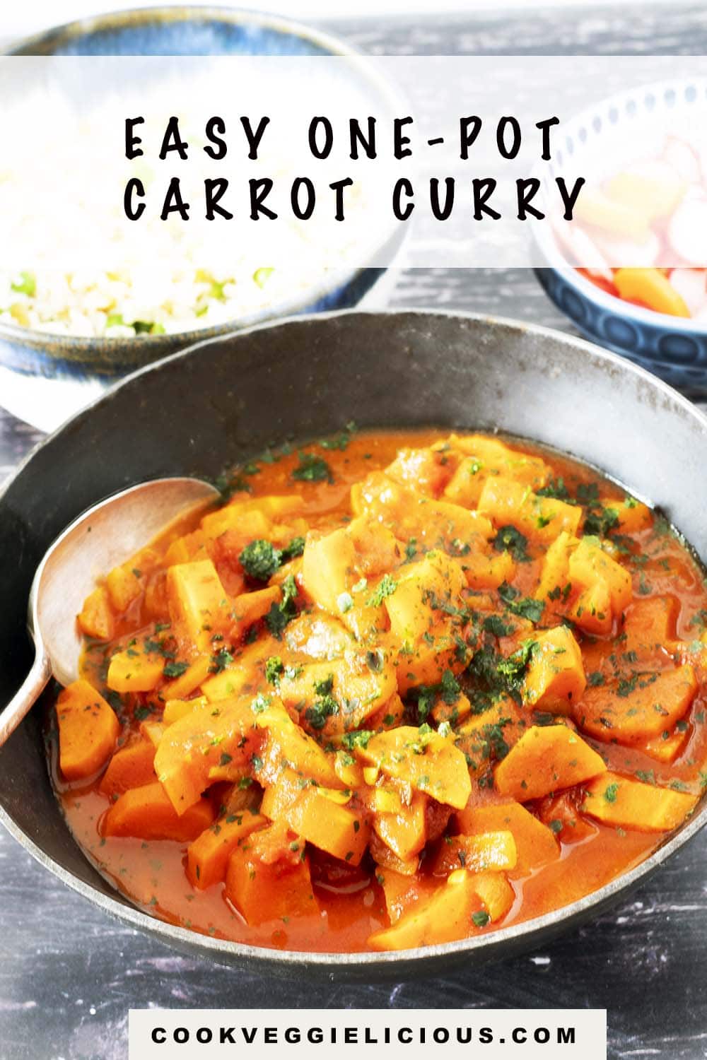 Easy one pot carrot curry - Cook Veggielicious