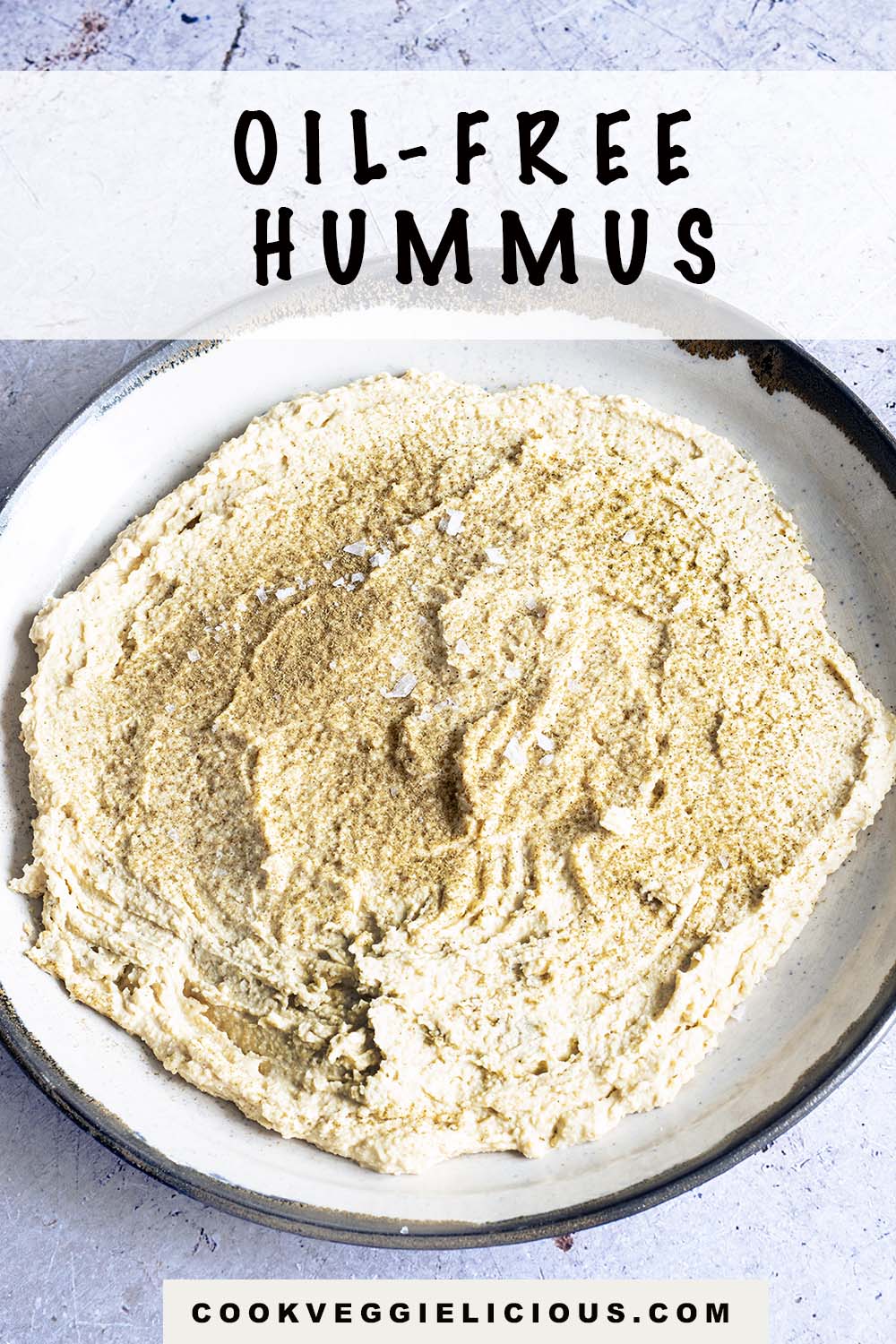 Creamy homemade oil free hummus - Cook Veggielicious