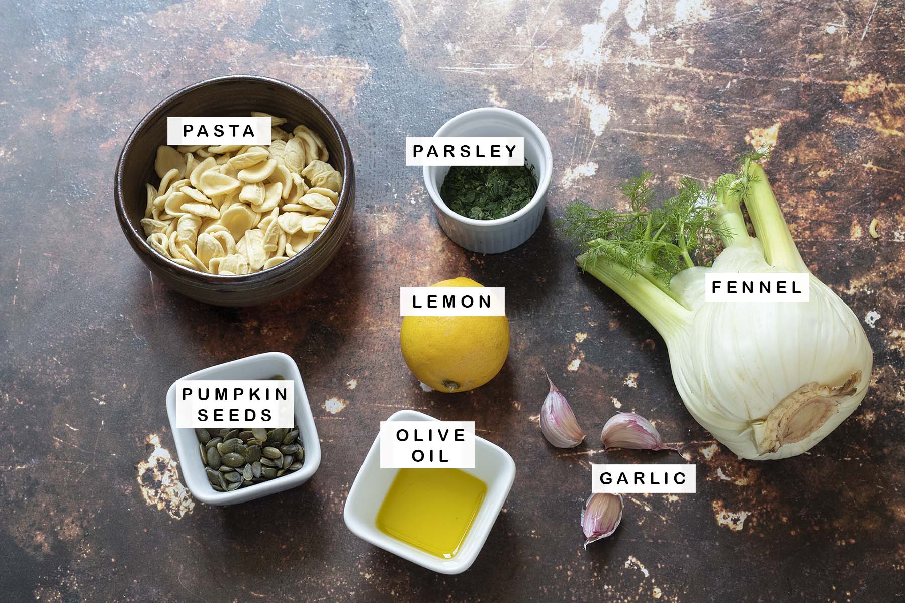 Lemon and fennel pasta - Cook Veggielicious