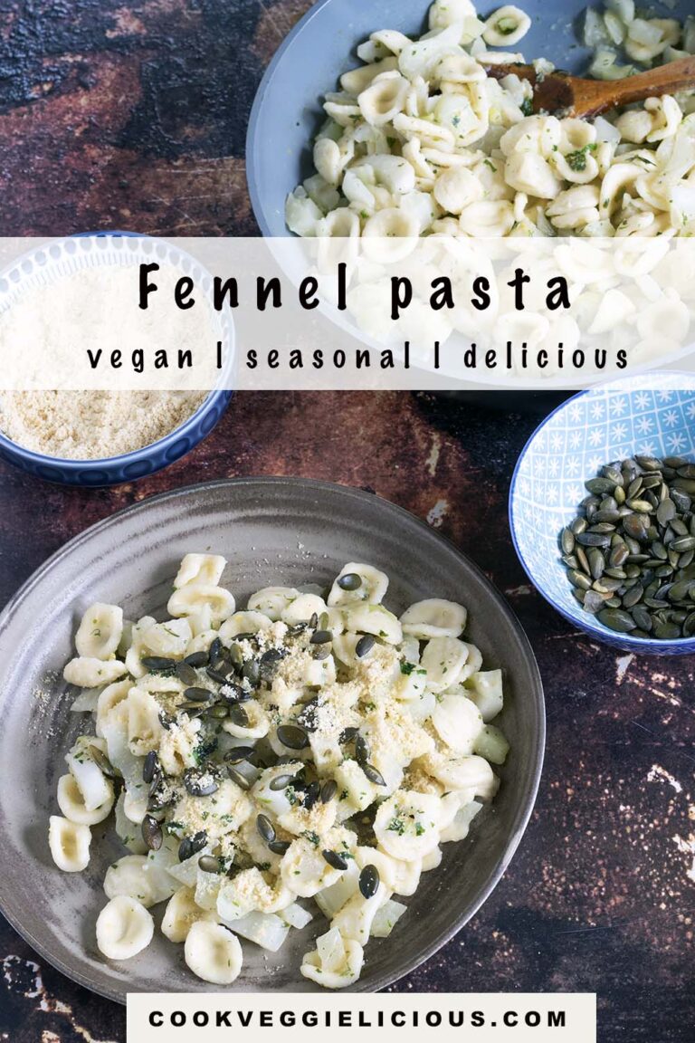 Lemon and fennel pasta - Cook Veggielicious