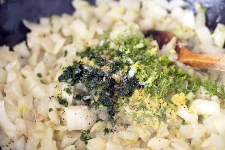 Lemon and fennel pasta - Cook Veggielicious