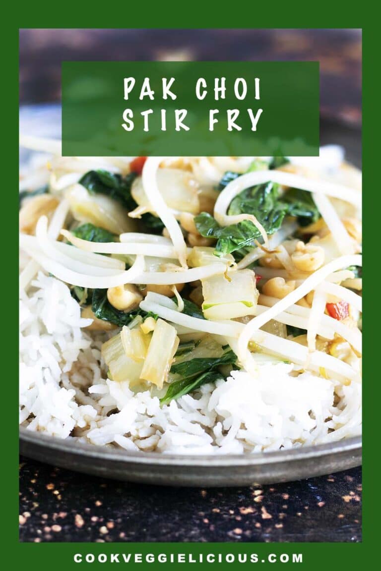 Pak choi stir fry - Cook Veggielicious