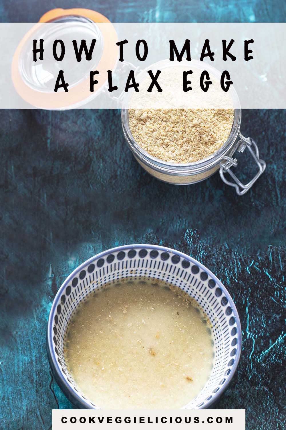 How to make a flax egg - Cook Veggielicious
