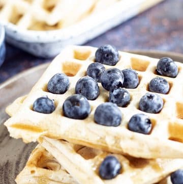 How to make vegan waffles - Cook Veggielicious