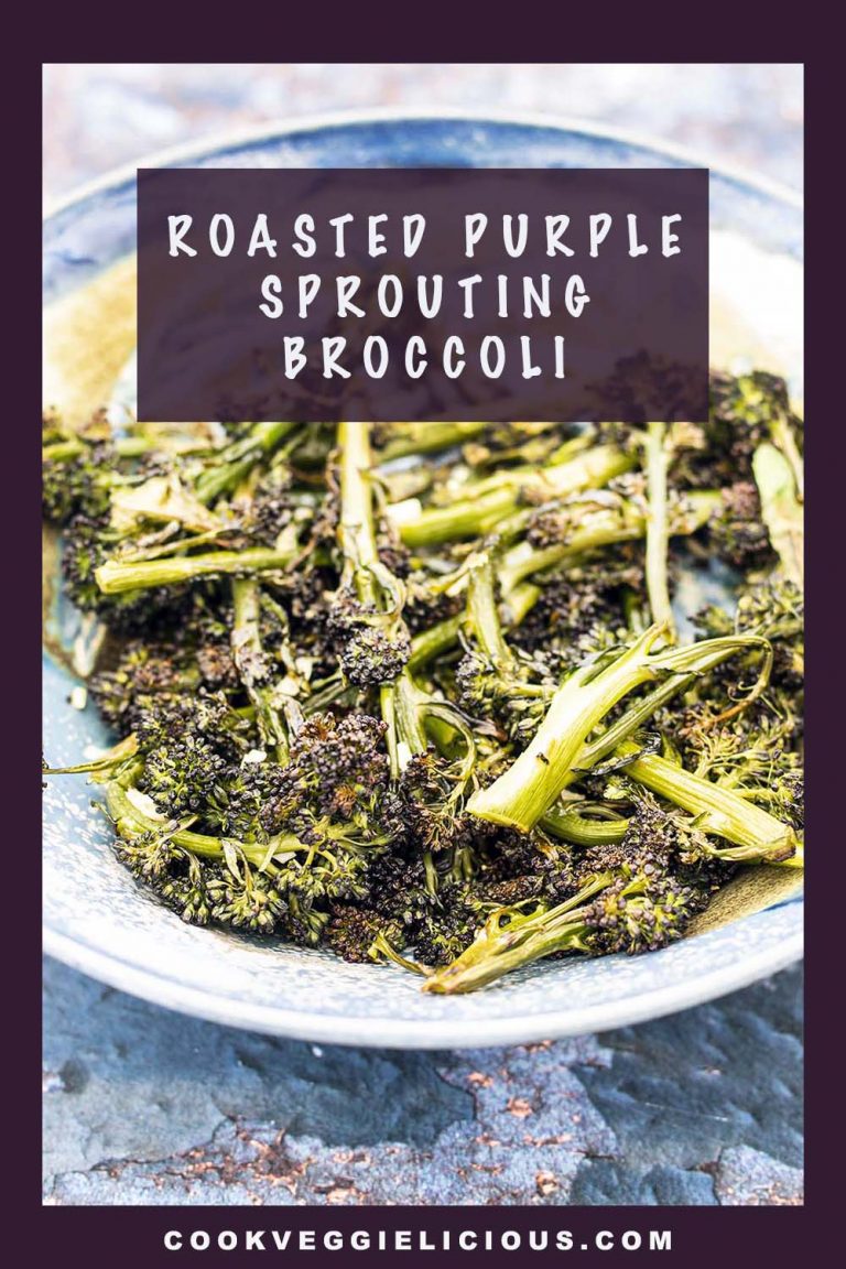 Roasted purple sprouting broccoli - Cook Veggielicious