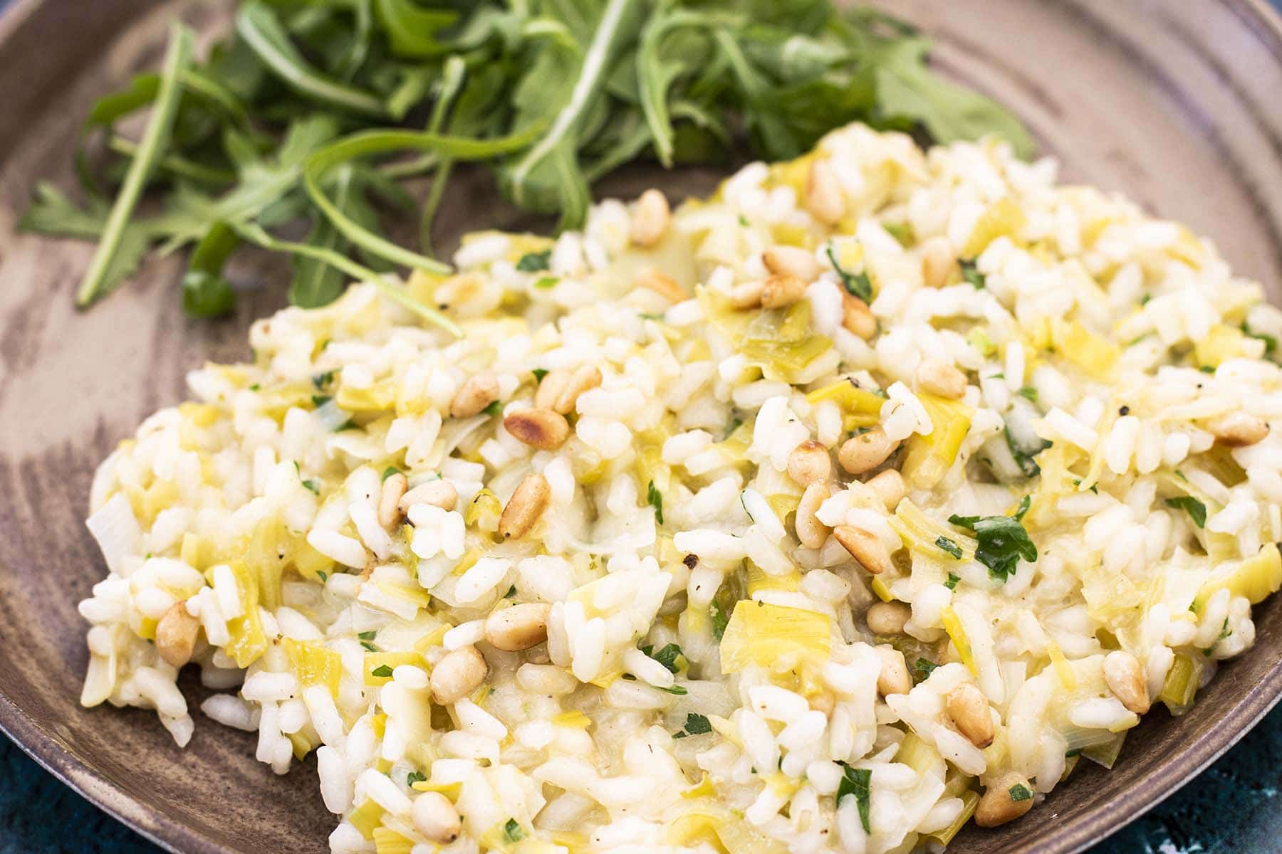 Leek risotto | vegan - Cook Veggielicious